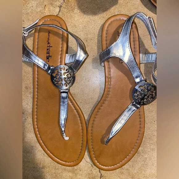 Charming Charlie | Shoes | Charming Charlies Gold Sandal | Poshmark